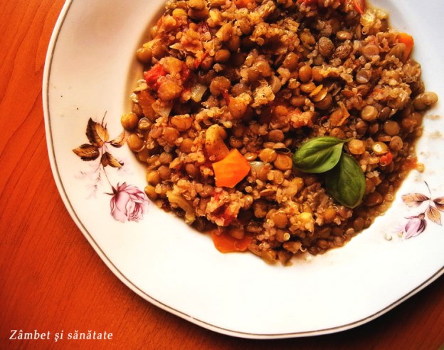 Mâncare de linte şi quinoa | Zâmbet şi sănătate
